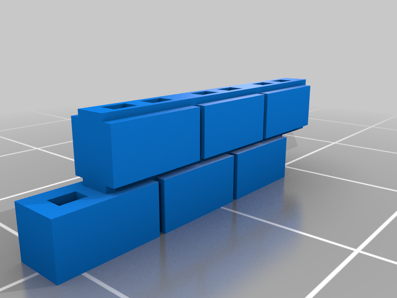 🏛️ Cinder Block & Wall 1:64・Free STL File for ・Cults